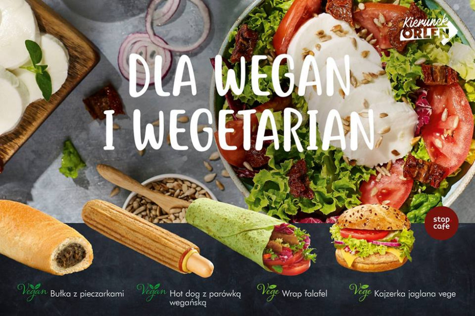 Orlen otwiera się na bezmięsnych smakoszy. W nowej ofercie vege hot dog ...