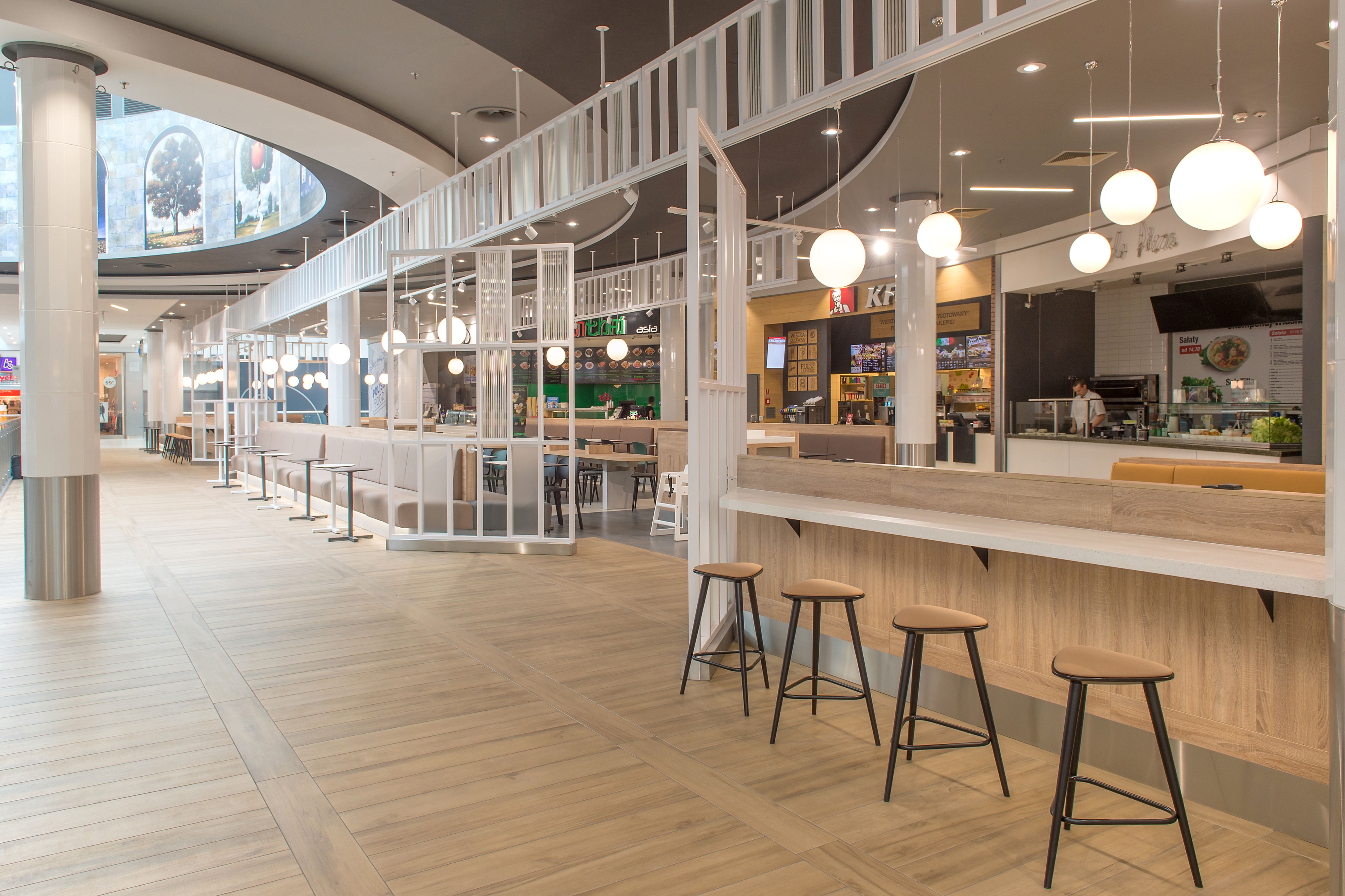 Nowy food court w Focus Mall Piotrków Trybunalski - Gastronomia