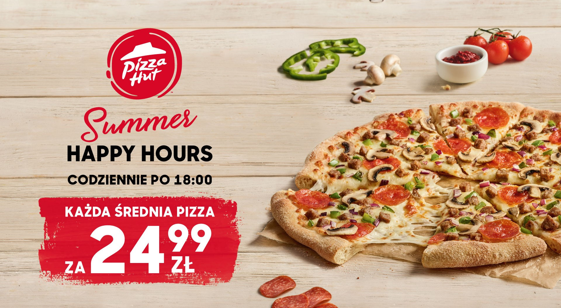 Pizza Hut: Happy Hours w ramach akcji #SafeSummer