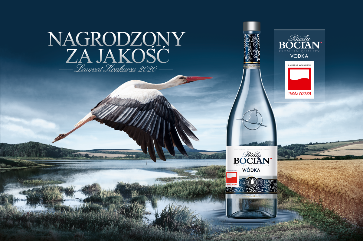 Biały Bocian - wódka nagrodzona za jakość - Nowe produkty