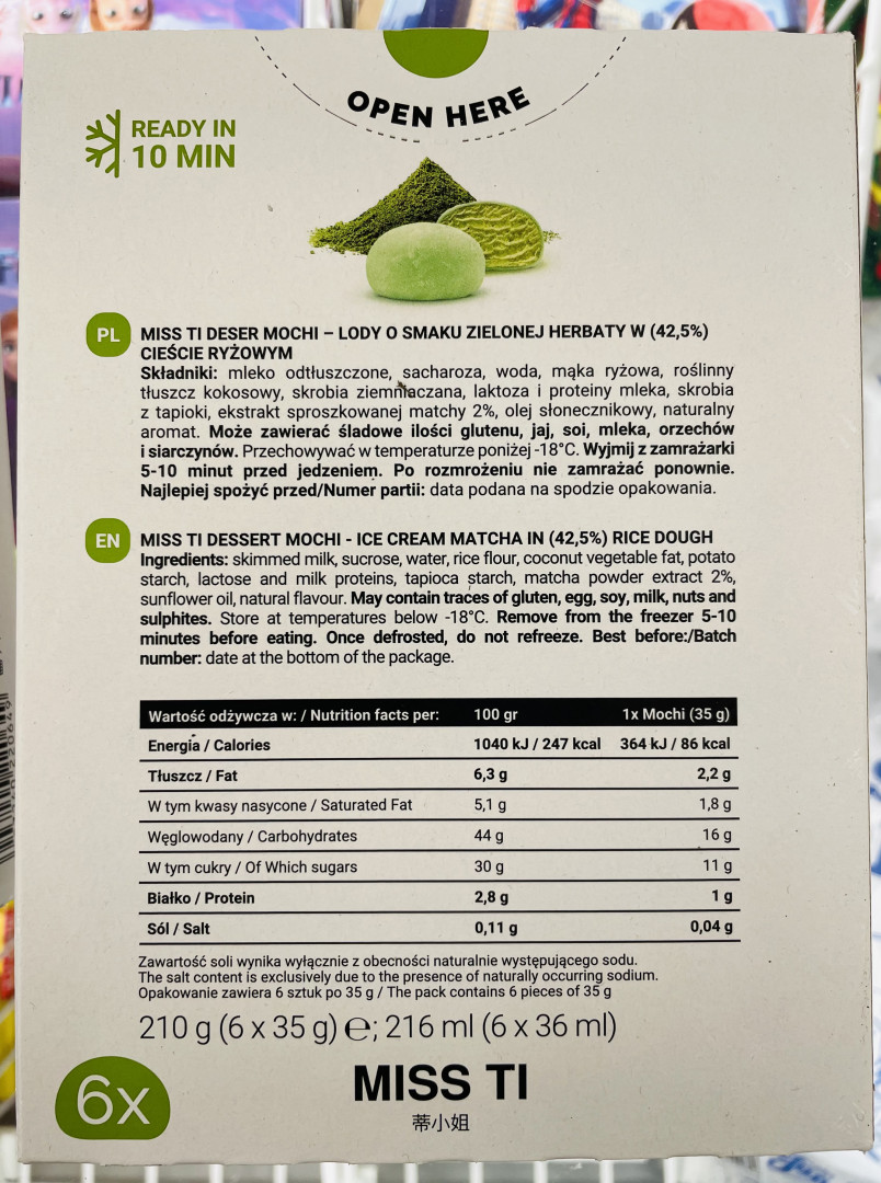 Matcha to smak nowych Mochi MISS TI od Quebonafide. Pobije smakiem ...