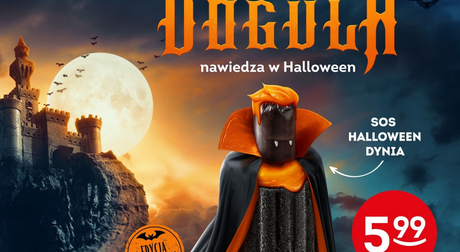 Halloween Dog: Żabka wraca z czarnym hot dogiem na Halloween