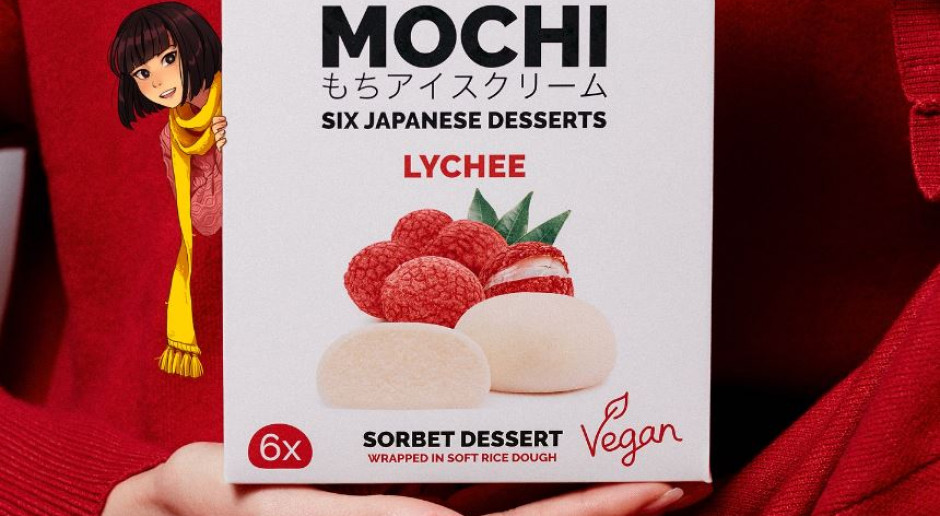 Nowy smak Mochi od MISS TI to Lychee. Produkt ma oznaczenie ''vegan''