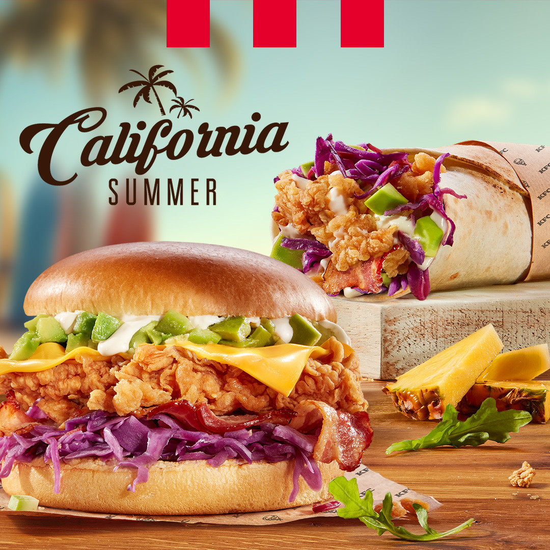 Bubble Tea w KFC i nowa oferta California Summer