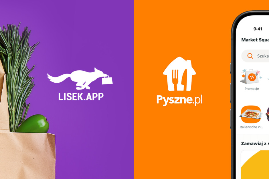 Pyszne.pl nawiązuje współpracę z Lisek.App