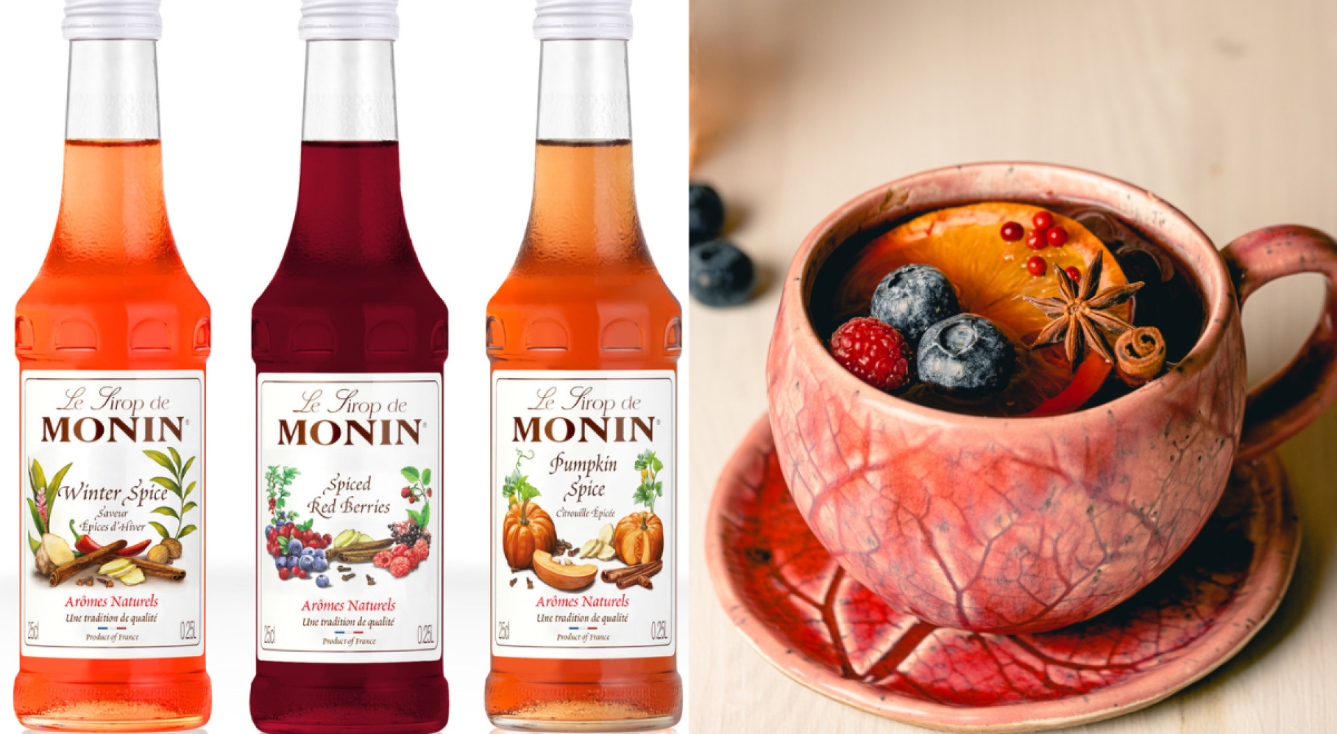 Kombucha przepis na jesień - 3 pomysły z syropami MONIN Warm Up