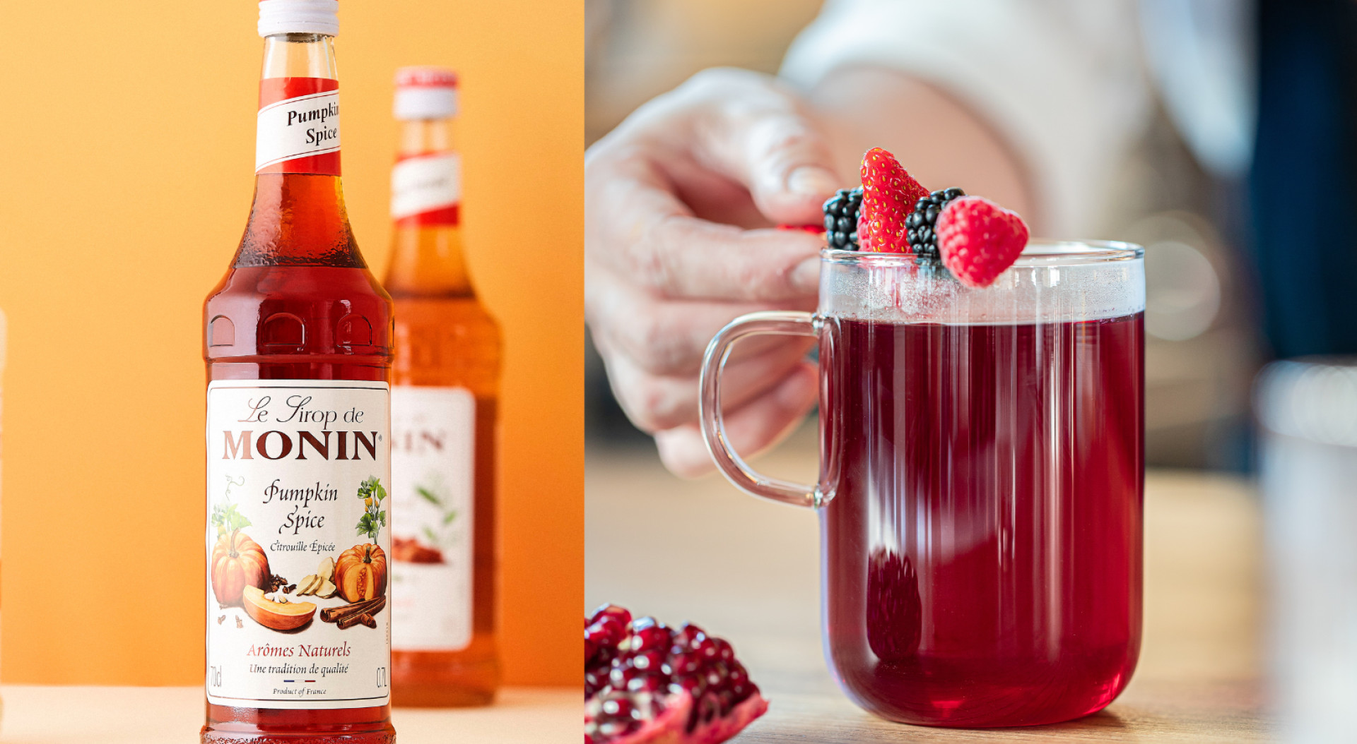 10 pomysłów na jesienne rozgrzewające napoje z MONIN Pumpkin Spice